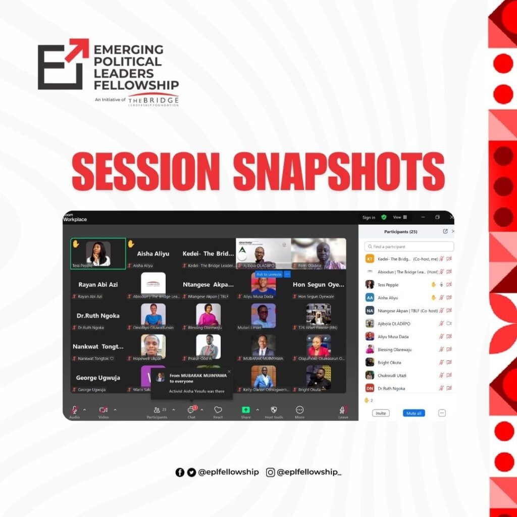 The Emerging Political Leaders Fellowship – August Recap | The Bridge ...